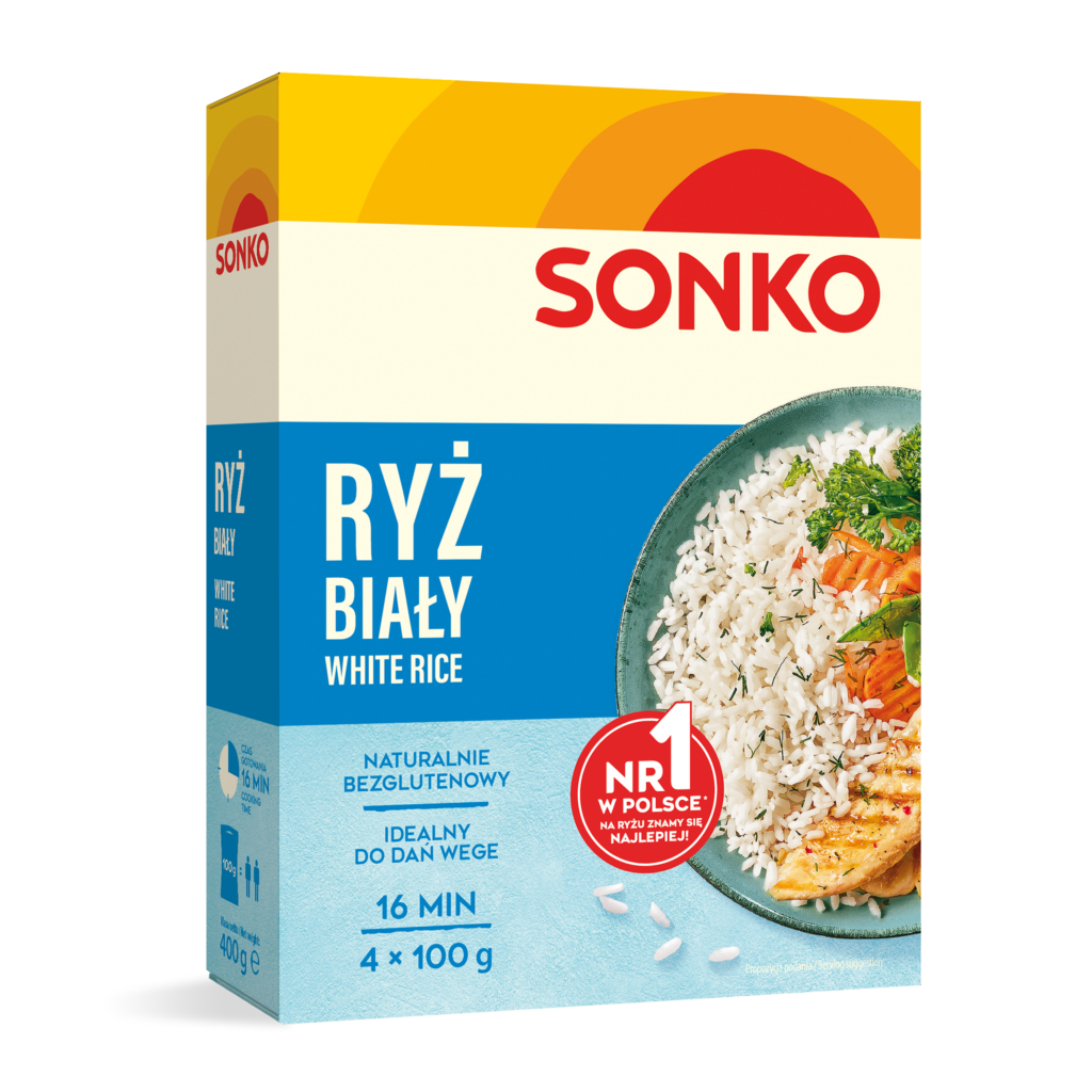 Ryż biały 400 g - Sonko